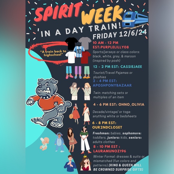 Other | The Spirit Week Train A Trip Back To Highschool | Poshmark